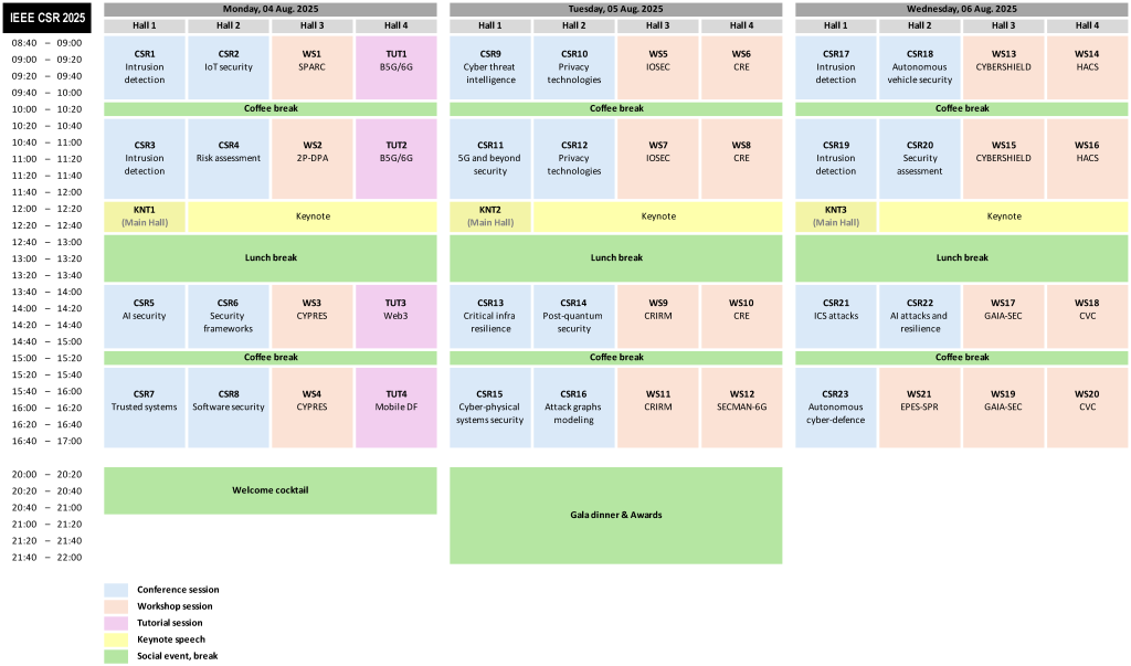 Conference Program – IEEE CSR Conference